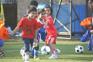 96 children take part in AIFF Grassroot Festival