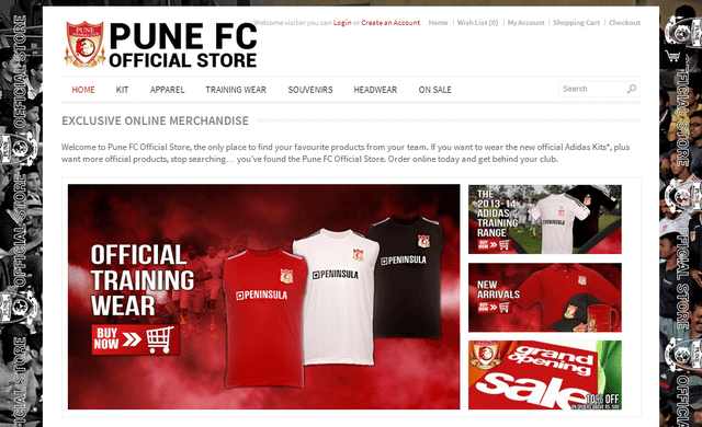 Pune FC launches online merchandise store