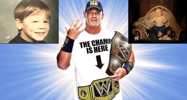 WWE Superstars and their Childhood pictures