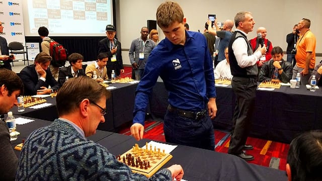 Magnus Carlsen crushes 20 opponents with 'steady heart rate' at Nordic ...