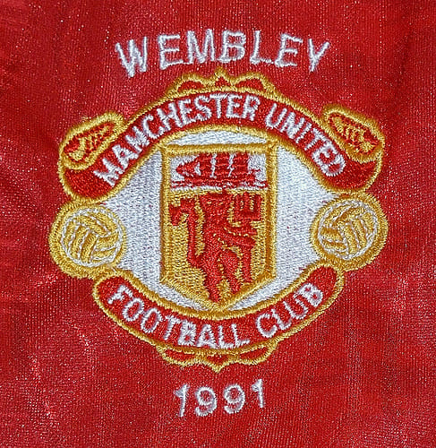 Manchester United Badges over the years
