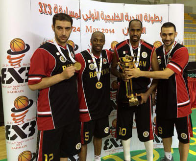 Al Rayyan of Qatar win the 1st Gulf Cup for Clubs (GCC) 3x3 Championship