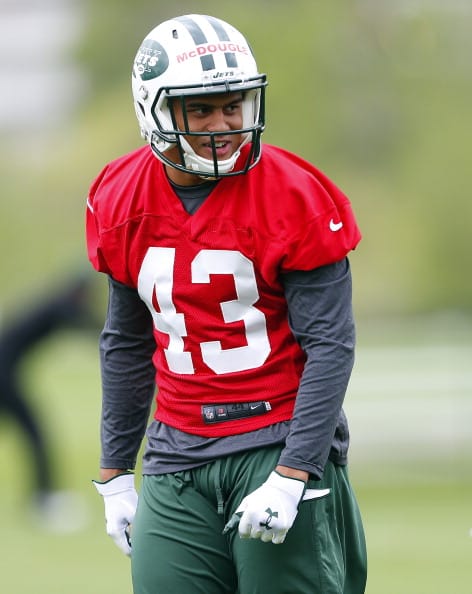 Cornerback Dexter McDougle practices fully for the first time