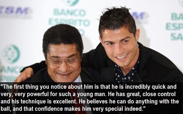 Top 10 quotes on Cristiano Ronaldo