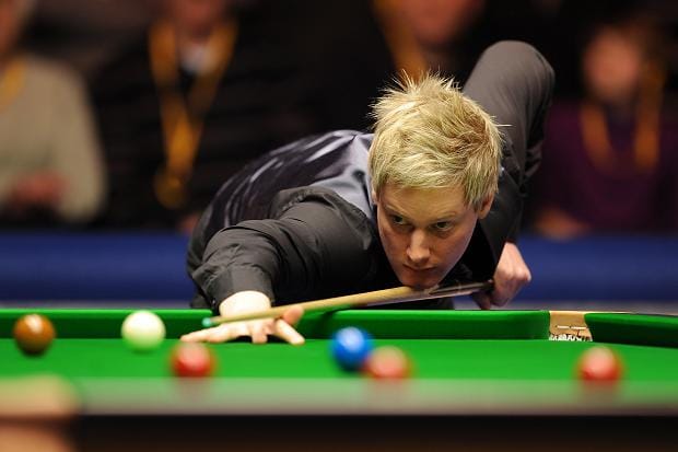 Neil Robertson, Stephen Magurie advance at snooker masters