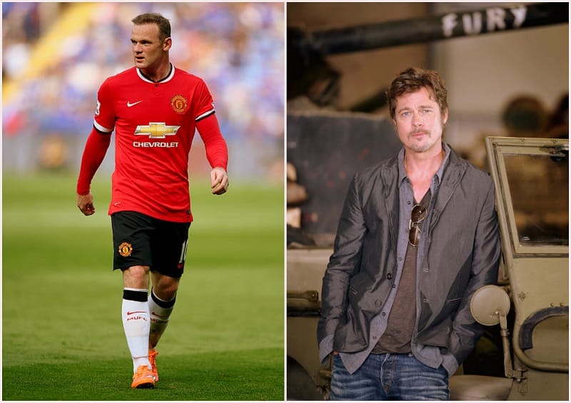 Footballers and their Hollywood actor equivalents