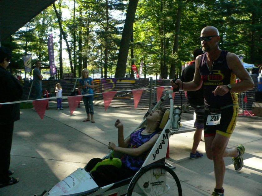 Rick van Beek goes the distance to see his daughter smile