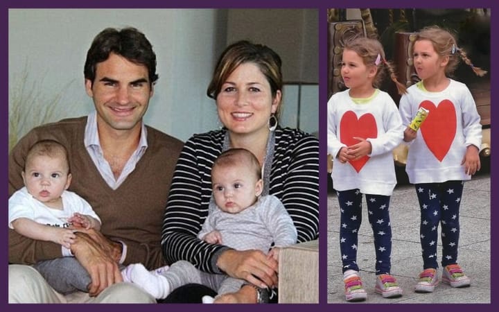 The Roger Federer twins: How cool would it be if they one day played ...