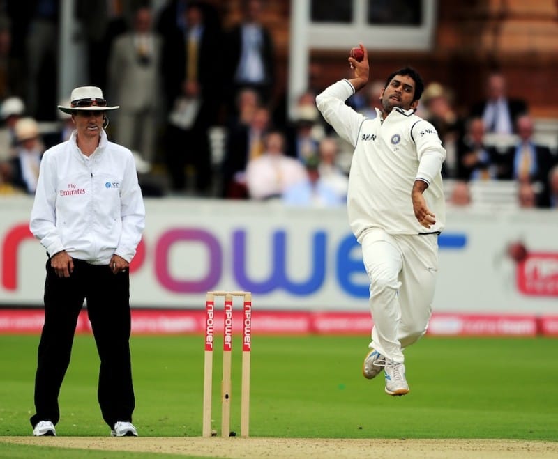 6 instances when MS Dhoni bowled