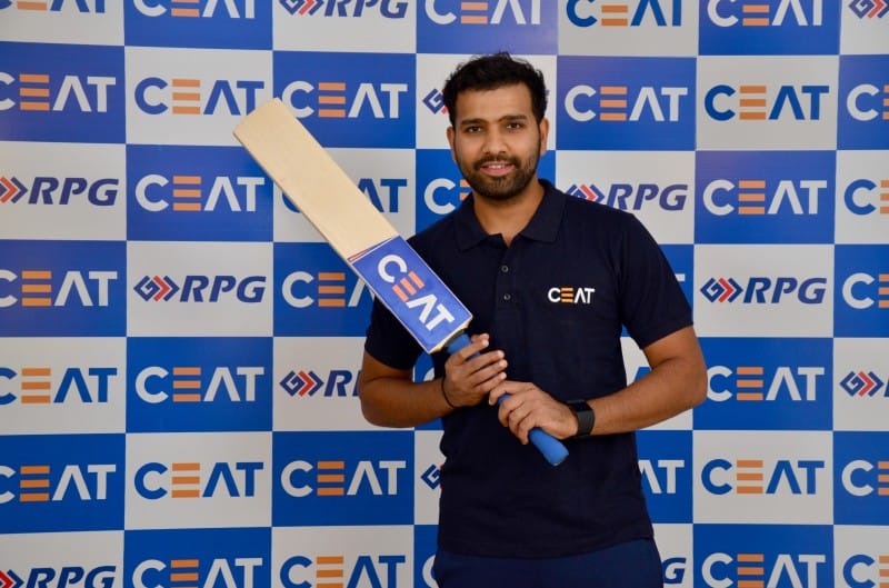 CEAT inks 3-year bat endorsement deal with Rohit Sharma