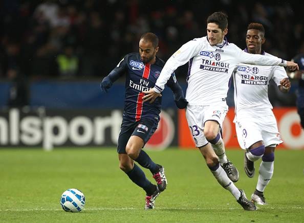 French Ligue 1 standings; Paris Saint-Germain 21 points clear at the helm