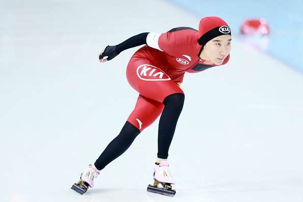 Han Mei takes silver in Junior Speed Skating World Cup