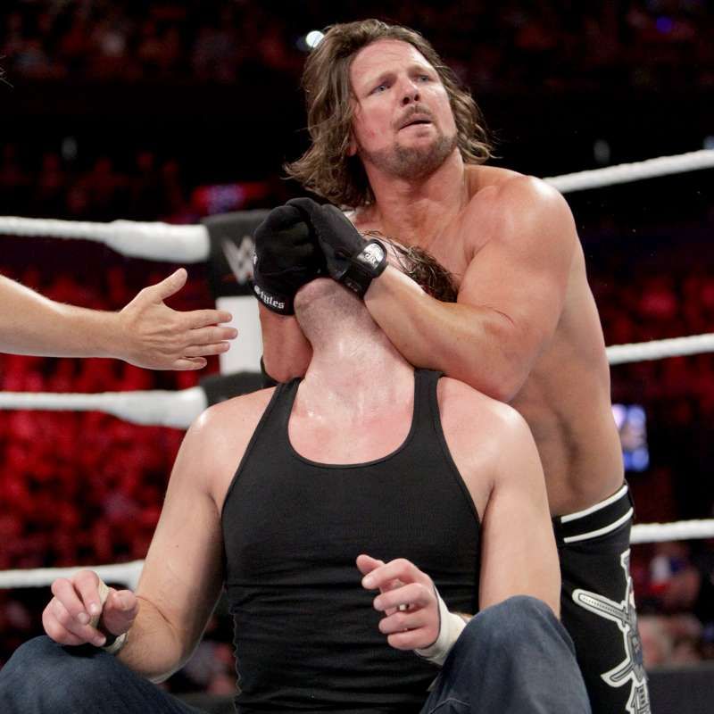Dean Ambrose vs. AJ Styles: photos