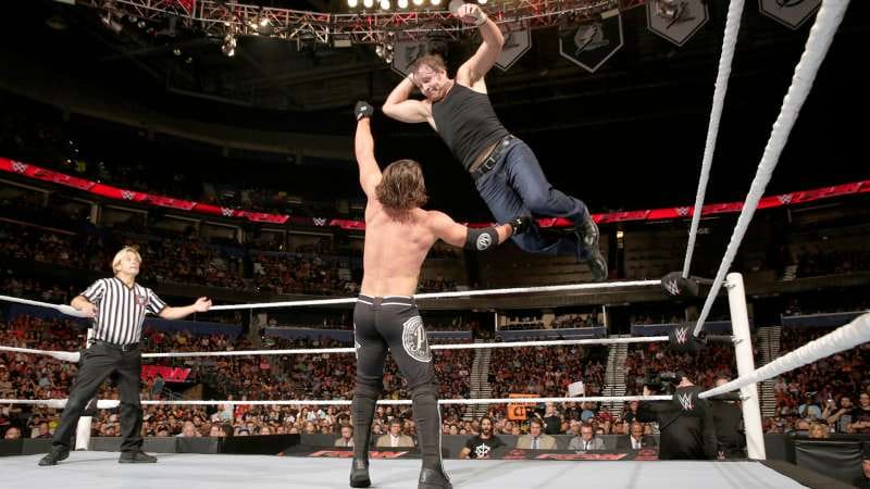 Dean Ambrose vs. AJ Styles: photos