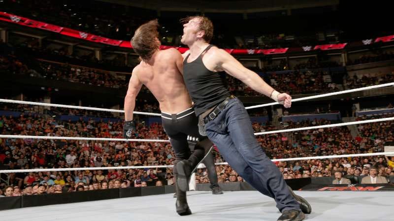 Dean Ambrose vs. AJ Styles: photos