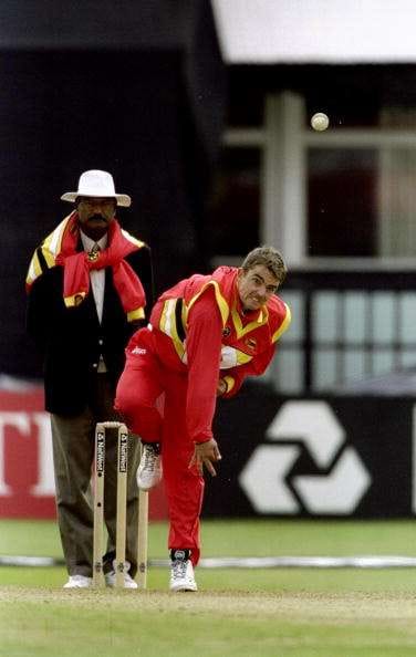 The Zimbabwe team that reached the Super Six of the 1999 World Cup ...