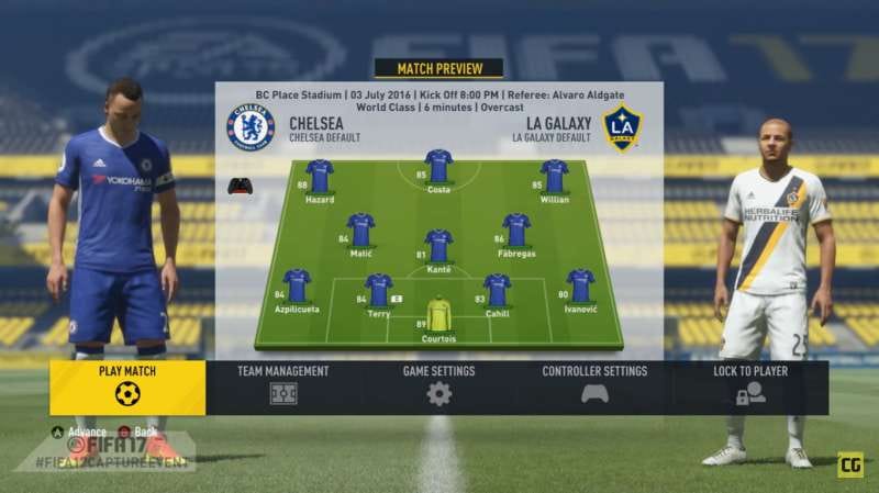 FIFA 17: Chelsea's team at the start of the season compared to the end ...